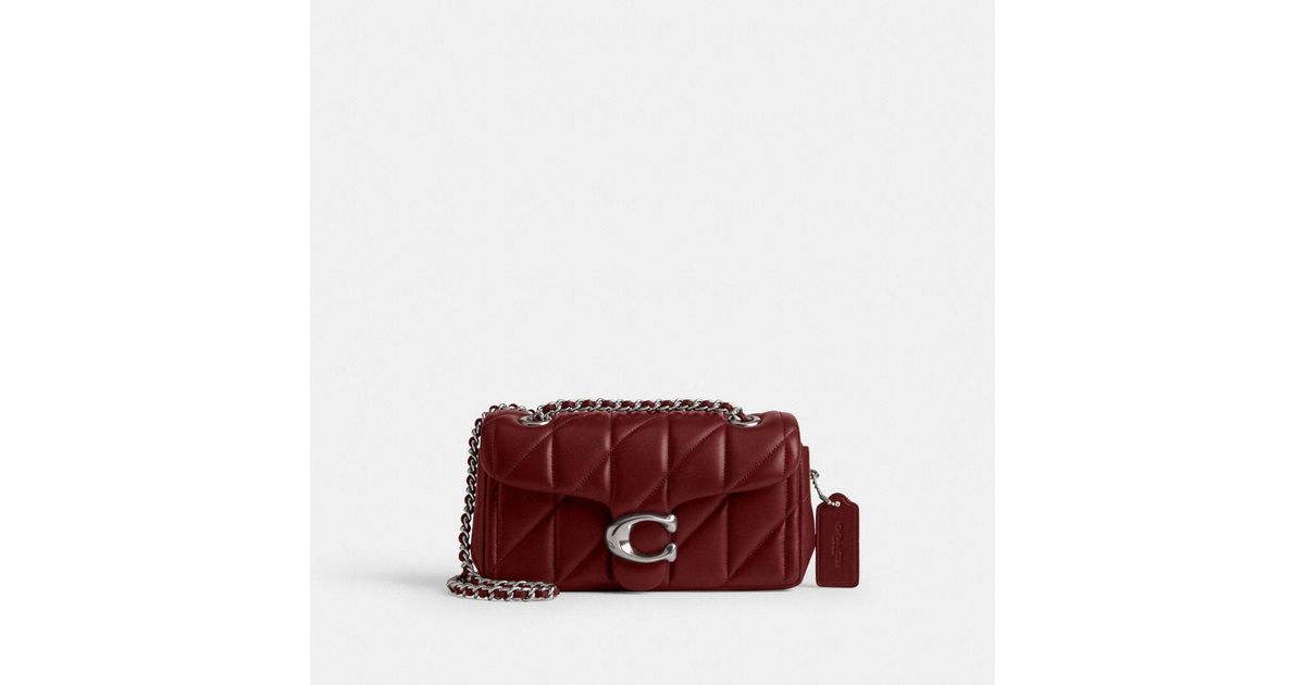 COACH Tabby Shoulder Bag 20 With Pillow Quilting in Red | Lyst