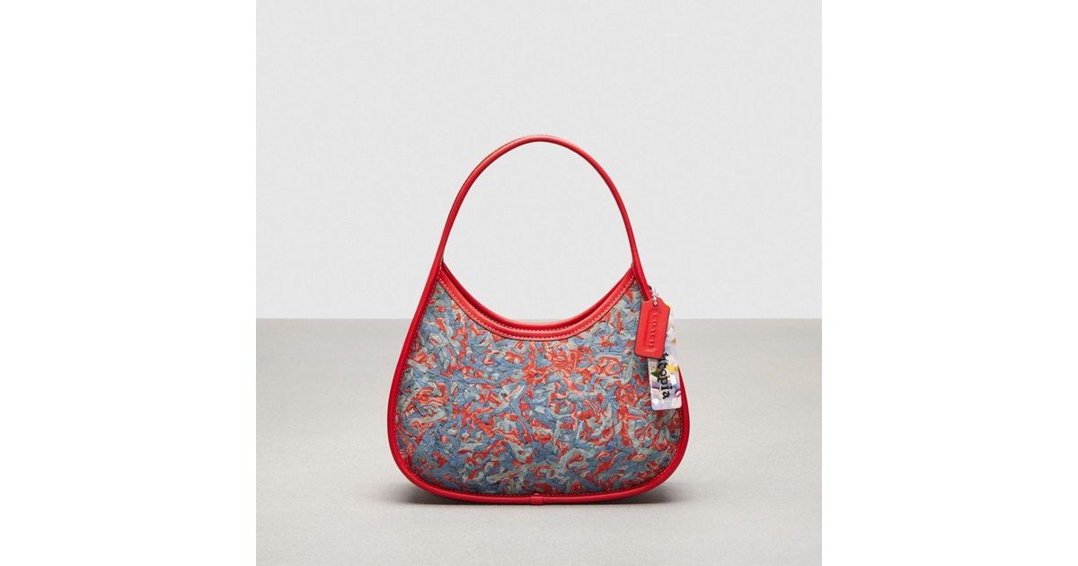 COACH Ergo Bag In Upcrushed Upcrafted Leather in Red | Lyst