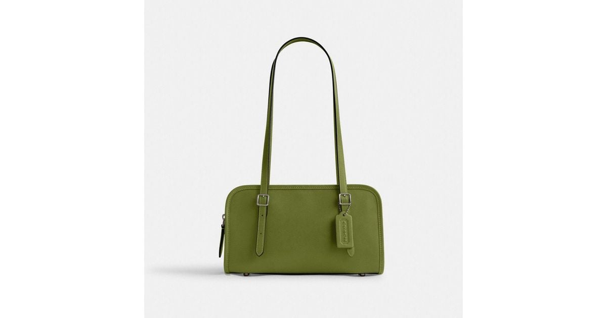 COACH Swing Zip Bag in Green | Lyst