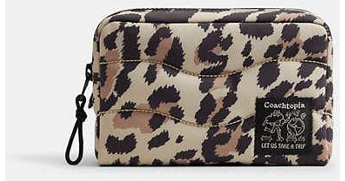 COACH Coachtopia Loop Pouch With Print in Black | Lyst UK