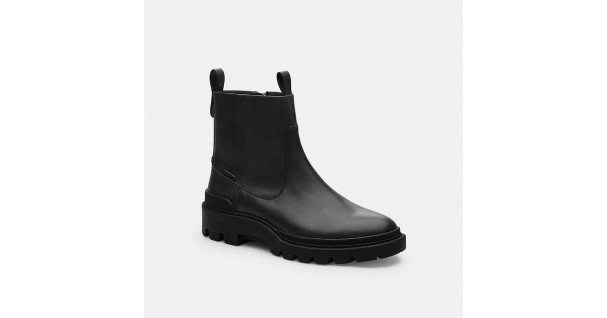 COACH Colson Boot Hiking Shoe in Black for Men | Lyst