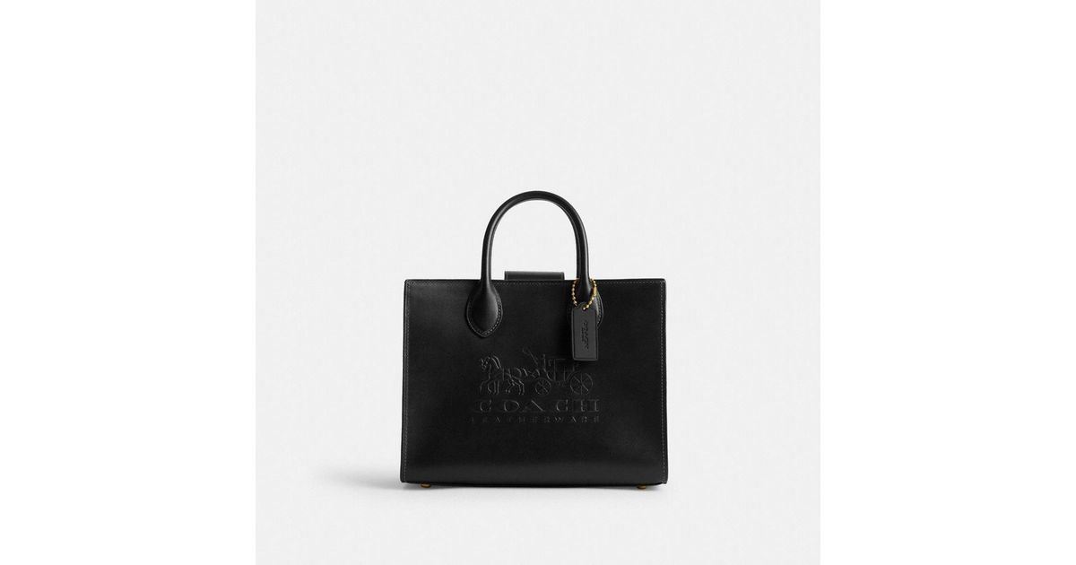 COACH Ace Tote Bag 26 in Black | Lyst