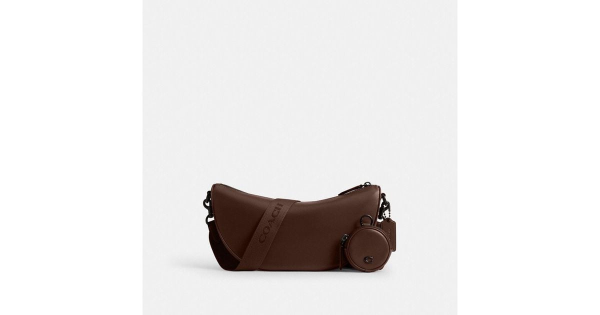 COACH Hall Soft Sling Bag in Brown for Men | Lyst