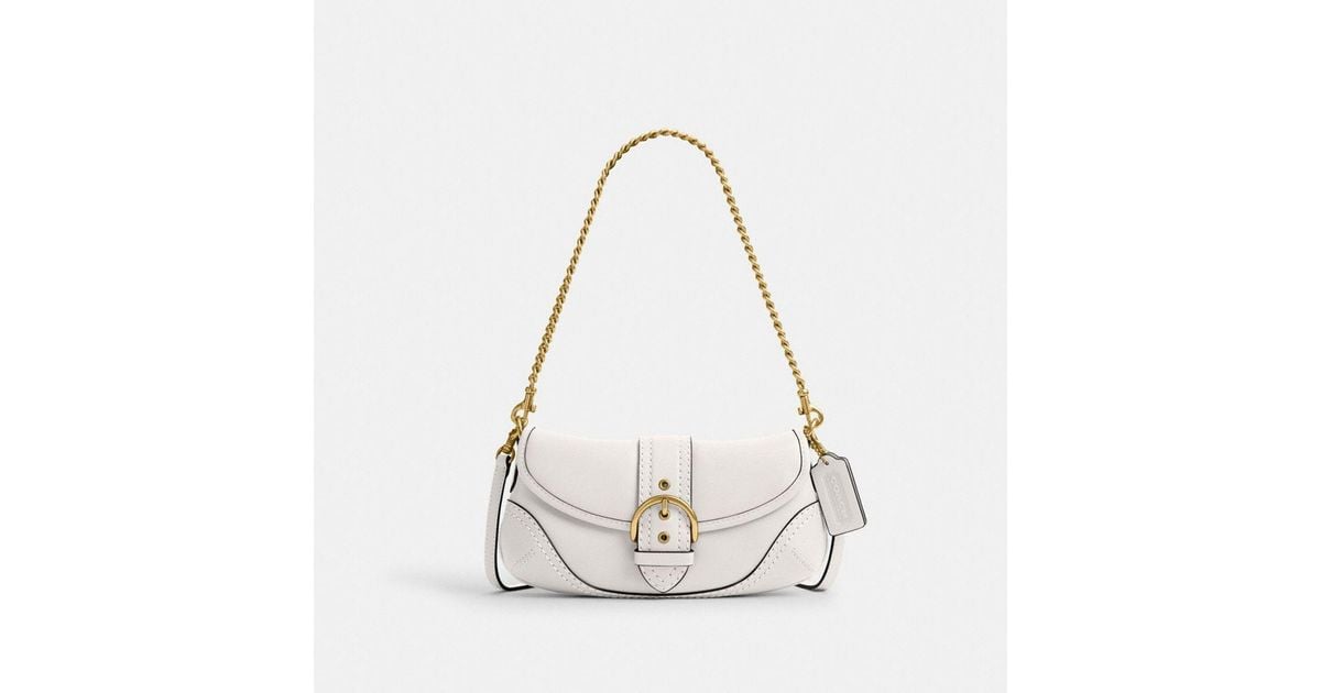 COACH Soho Bag 25 in White | Lyst