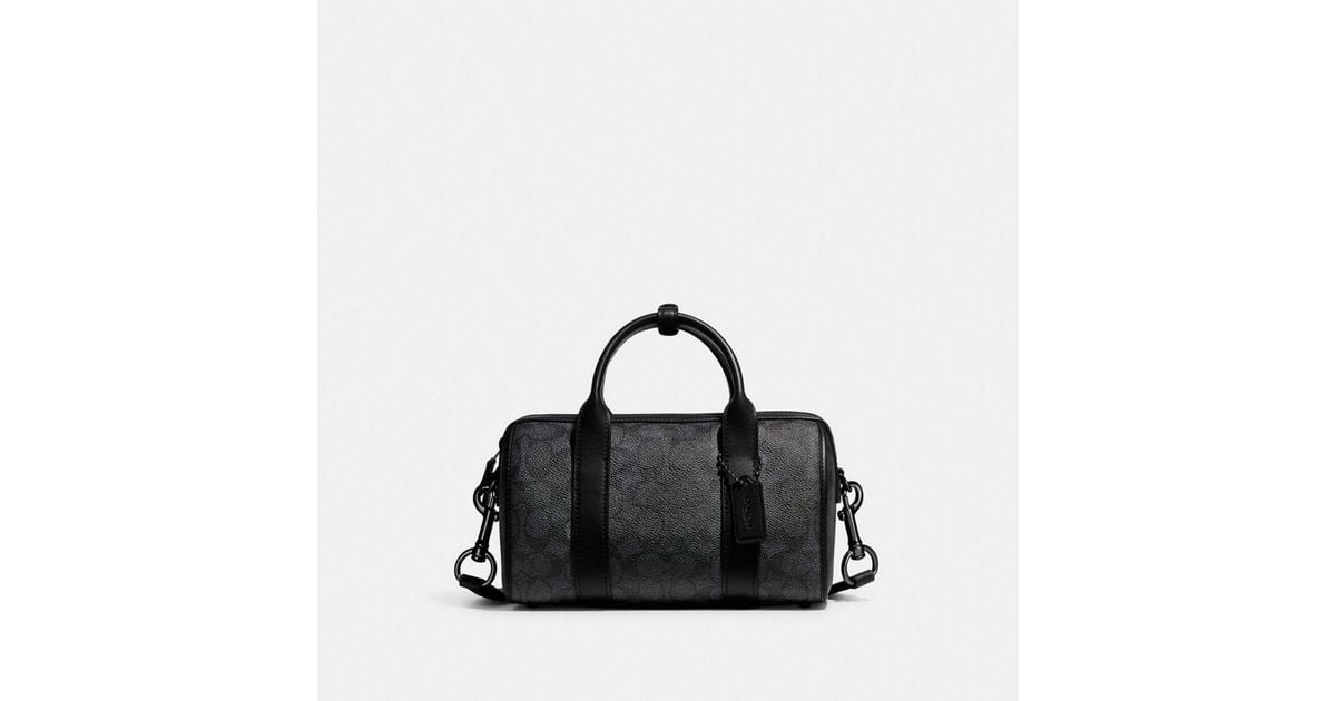 COACH Gotham Duffle Bag 24 In Signature Canvas in Black for Men | Lyst