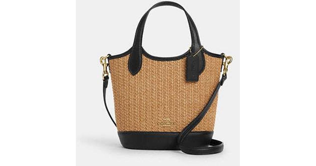 COACH Hanna Bucket Bag in Black | Lyst UK