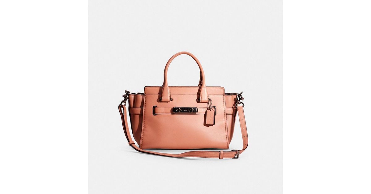 COACH Restored Swagger 27 in Pink | Lyst