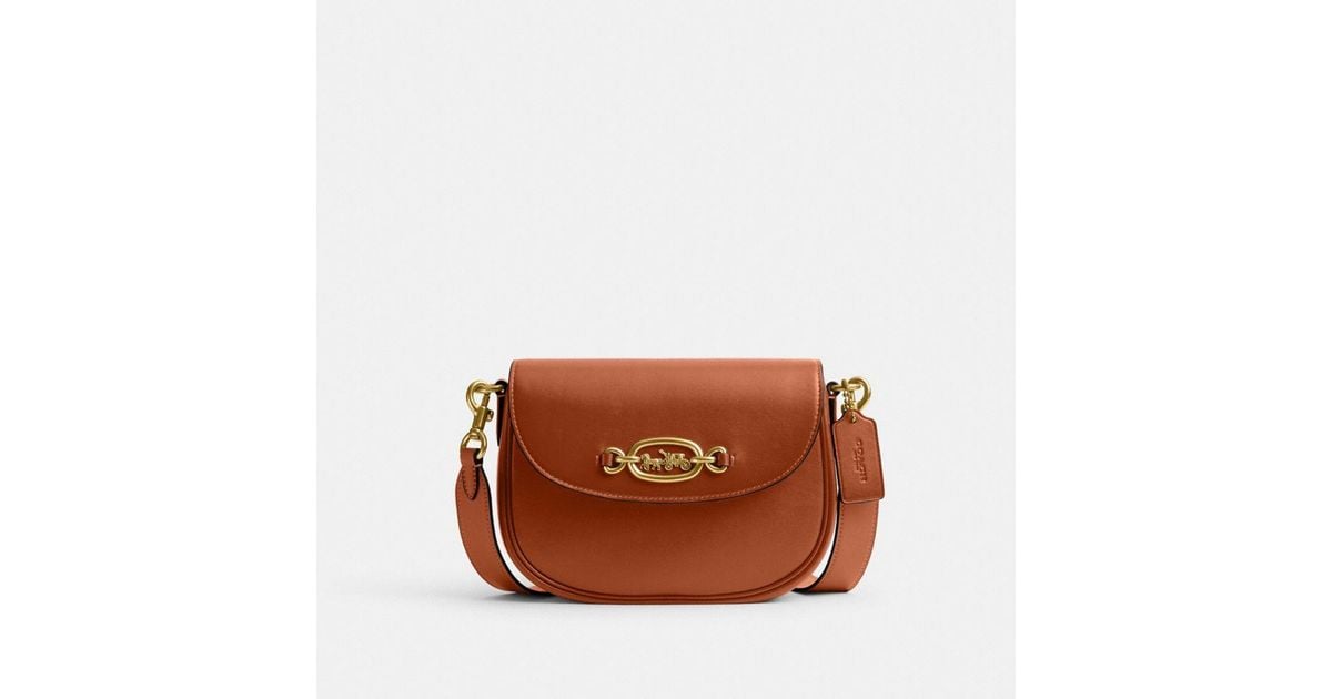 COACH Harley Crossbody Bag in Brown | Lyst