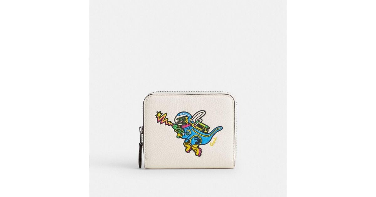 COACH Cosmic Billfold Wallet With Rexy in White | Lyst