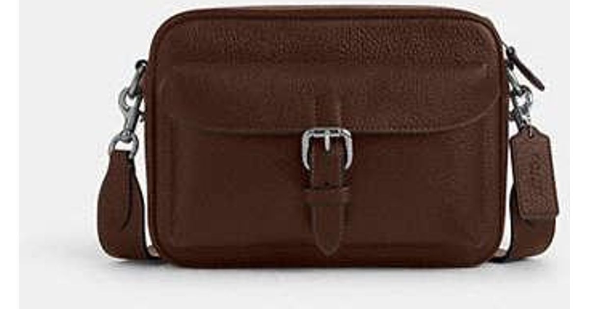 COACH Warner Crossbody Bag in Brown for Men | Lyst