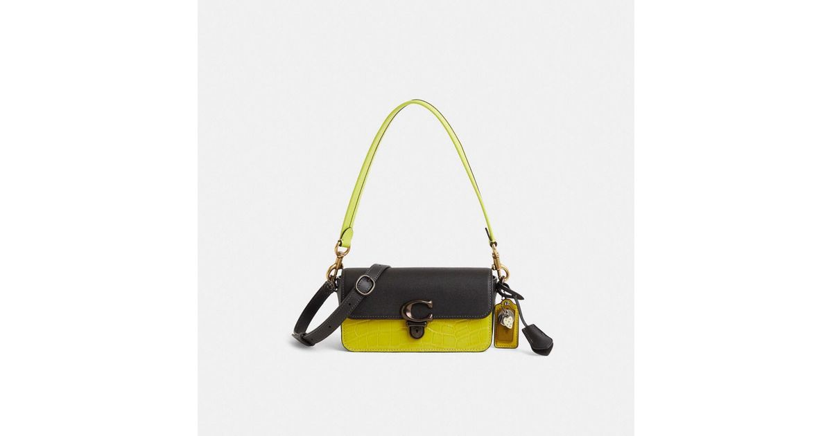 COACH Upcrafted Studio Bag 20 in Yellow | Lyst