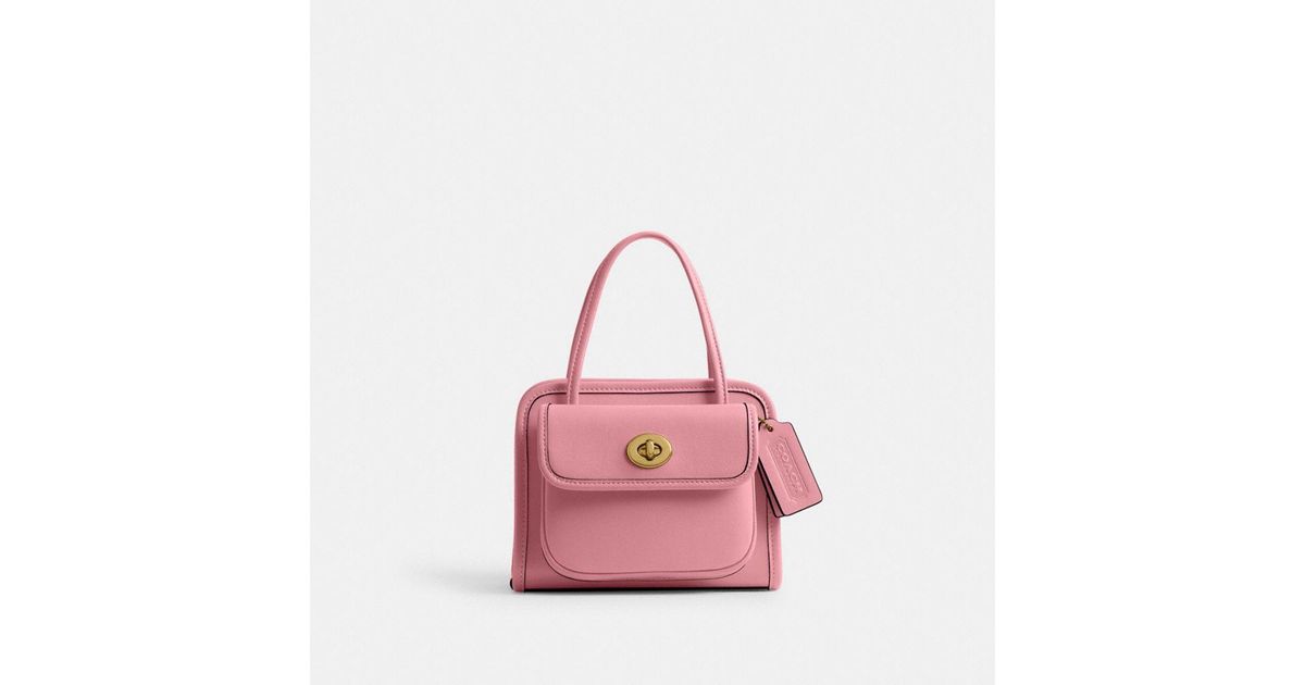COACH Safari Bag in Pink | Lyst
