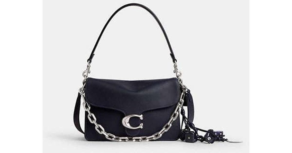COACH Runway Chain Tabby Shoulder Bag in Black | Lyst UK