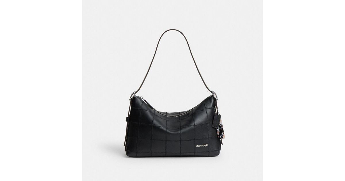 COACH Alter/ego Slouchy Shoulder Bag In Upcrafted Leather in Black | Lyst