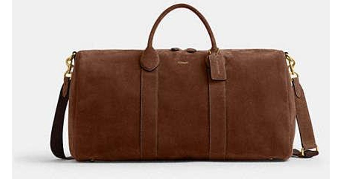 COACH Compass Bag 50 in Brown | Lyst UK