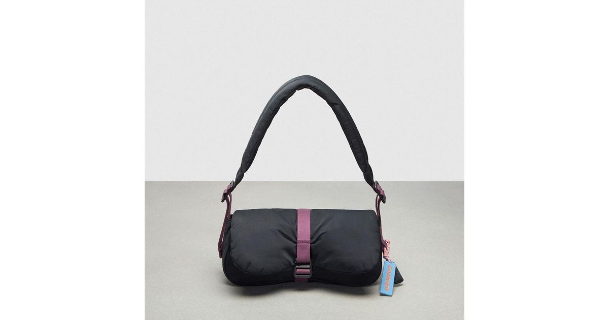 COACH Topia Loop Puffy Wavy Dinky Bag in Black | Lyst