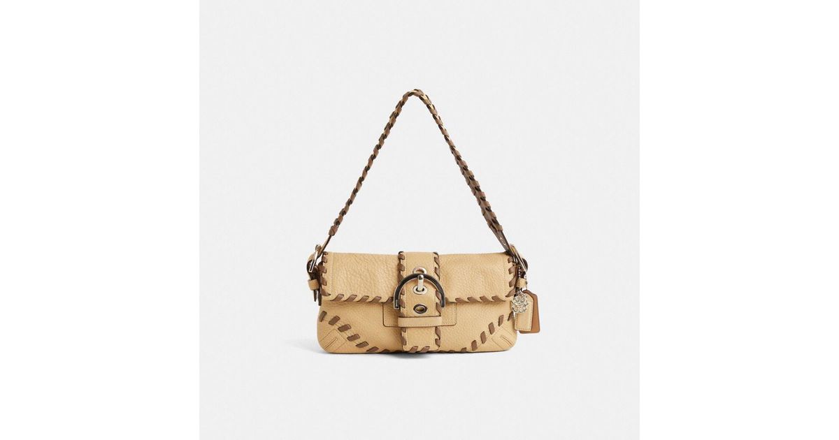 COACH Upcrafted Soho Small Flap Bag in Metallic | Lyst