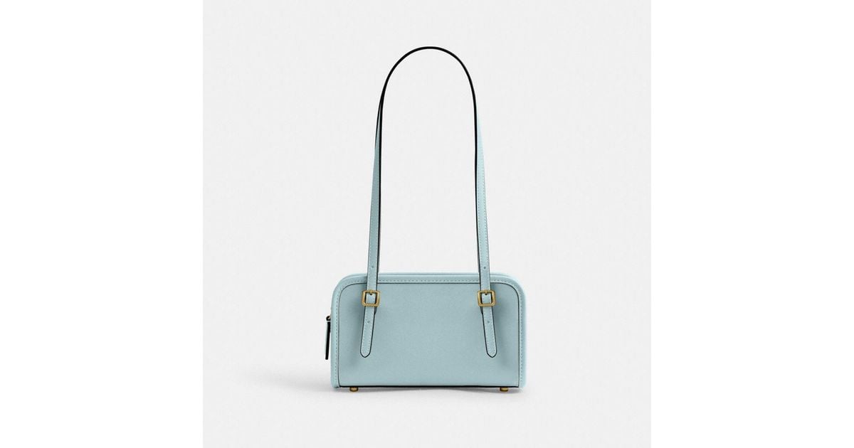 COACH Swing Zip Bag 20 in Blue | Lyst