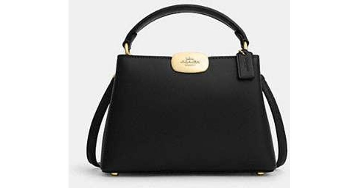 COACH Eliza Mini Carryall Bag in Black | Lyst