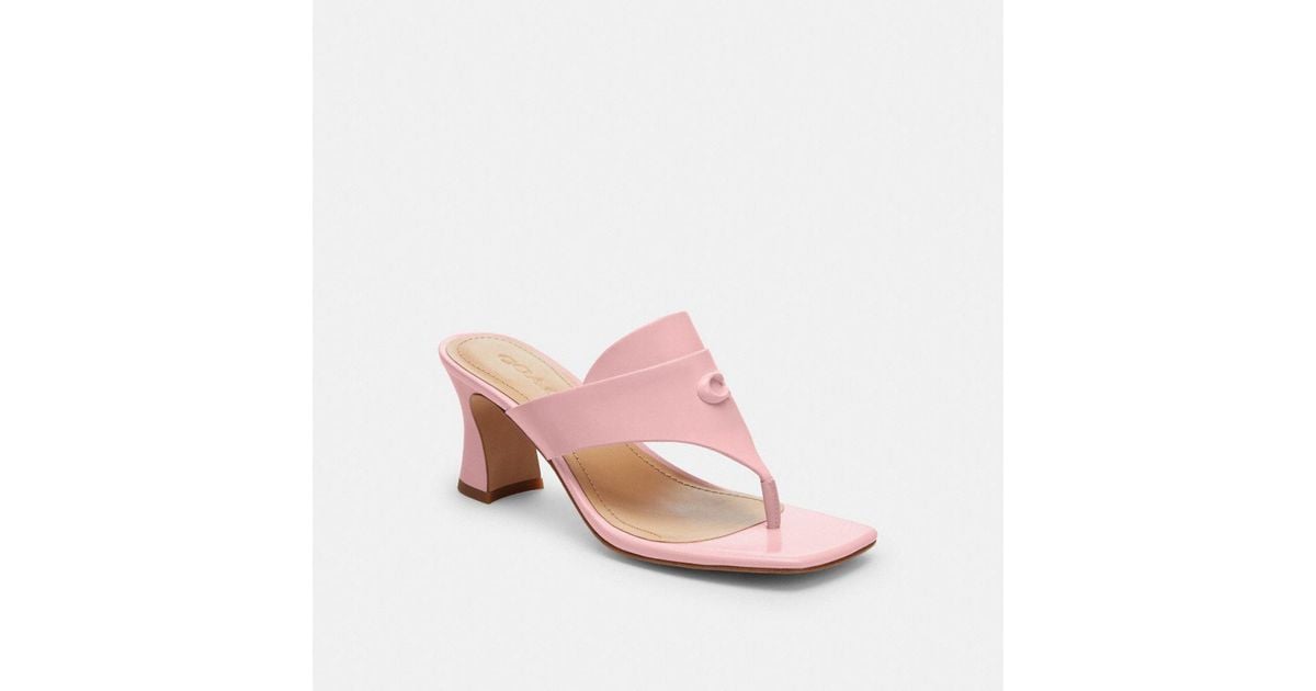 COACH Bree Sandal in Pink | Lyst