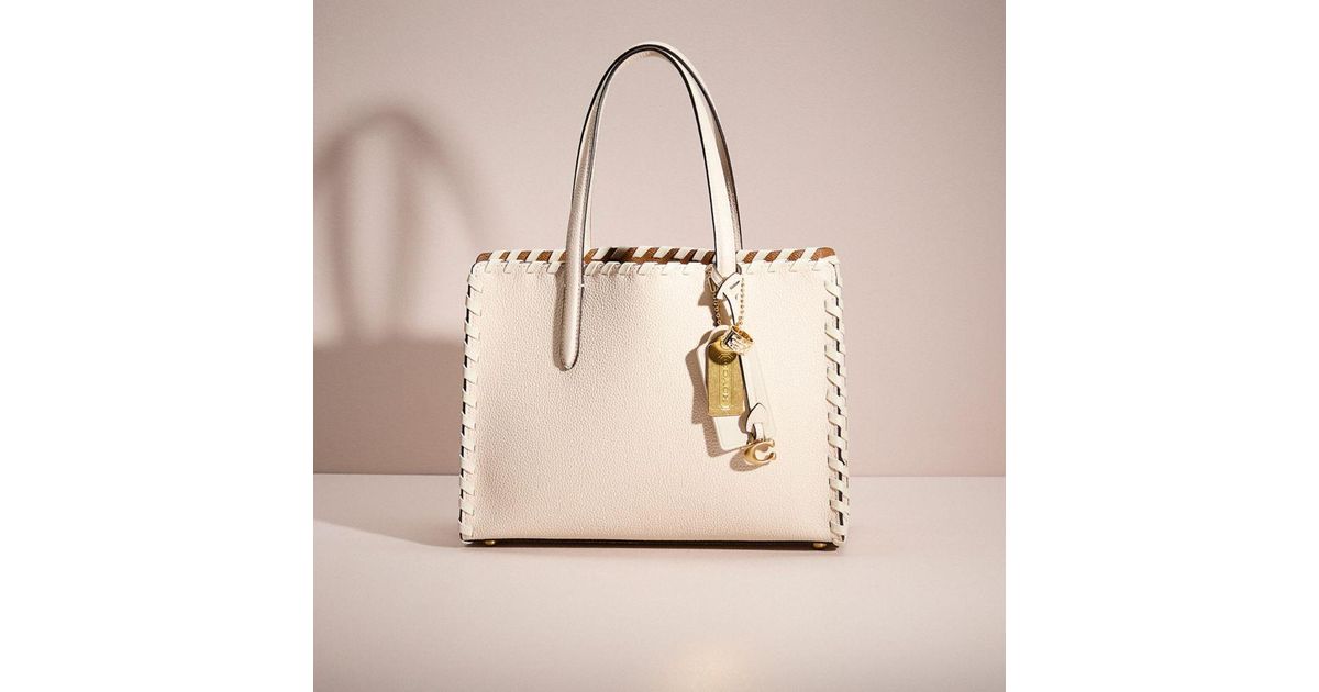 COACH Upcrafted Carter Carryall Bag 28 in Natural | Lyst