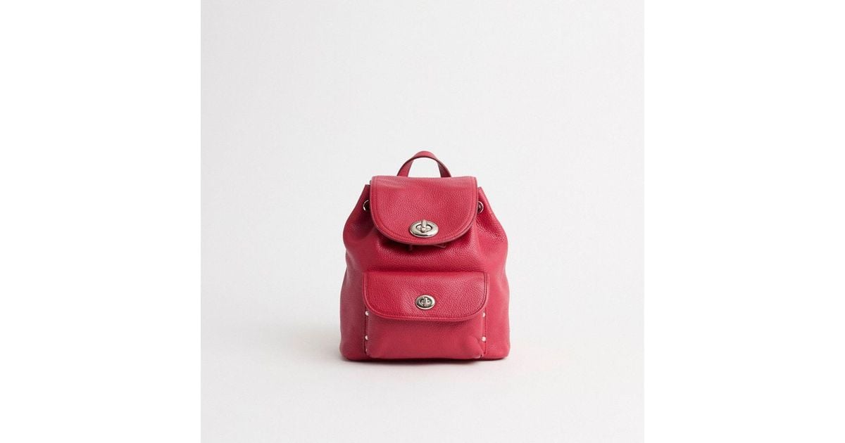 COACH Restored Mini Turnlock Rucksack | Lyst