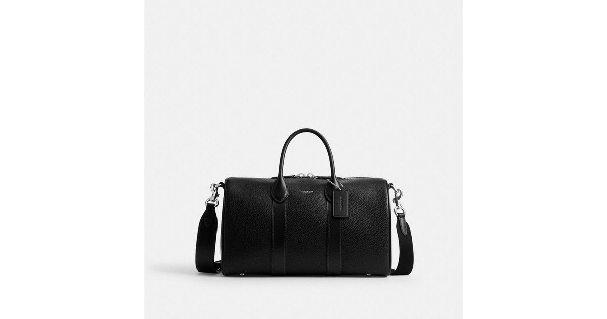 COACH Compass Bag 35 in Black | Lyst