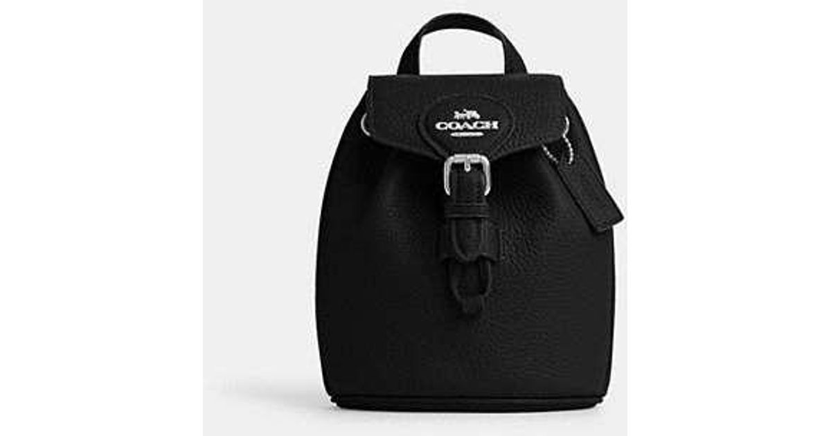 COACH Amelia Convertible Backpack in Black | Lyst UK
