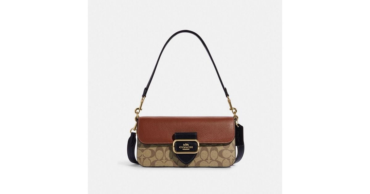 COACH Morgan Schultertasche in Braun | Lyst DE