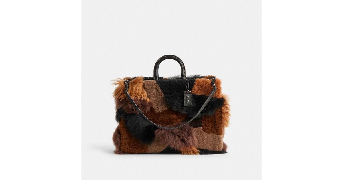 COACH Rogue 39 With Patchwork in Brown | Lyst