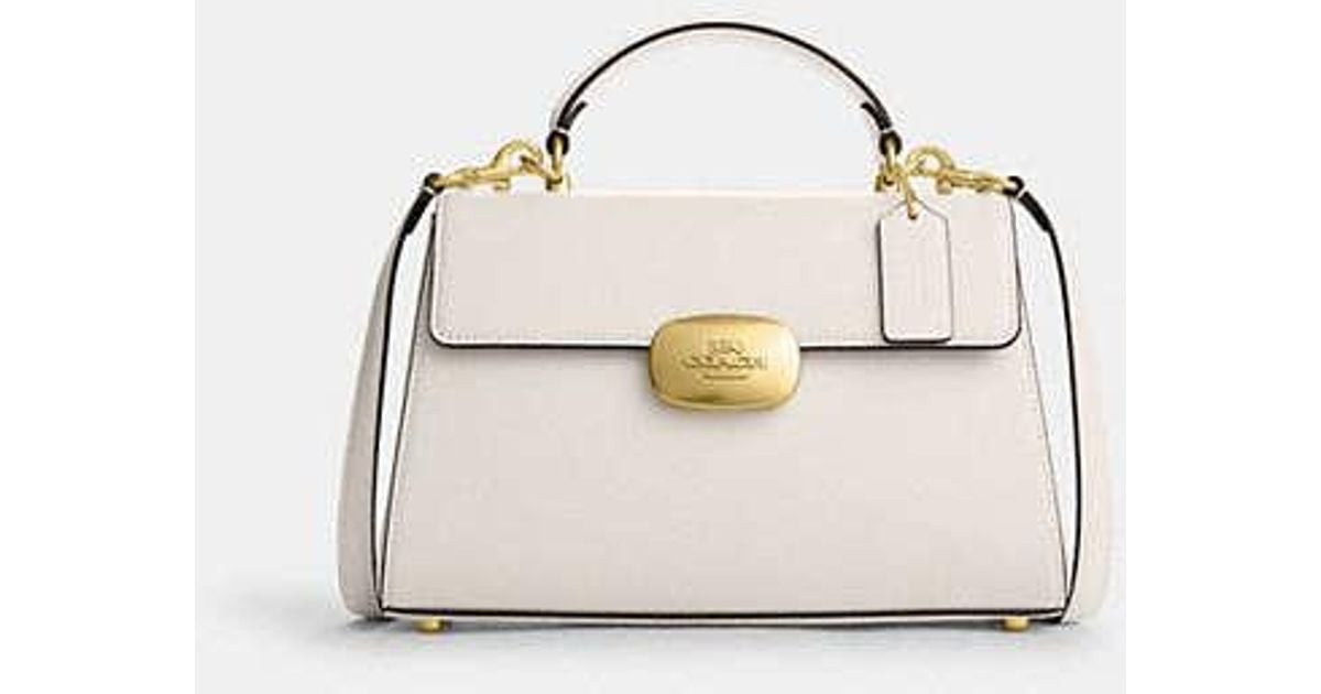 COACH Eliza Top Handle in Black | Lyst