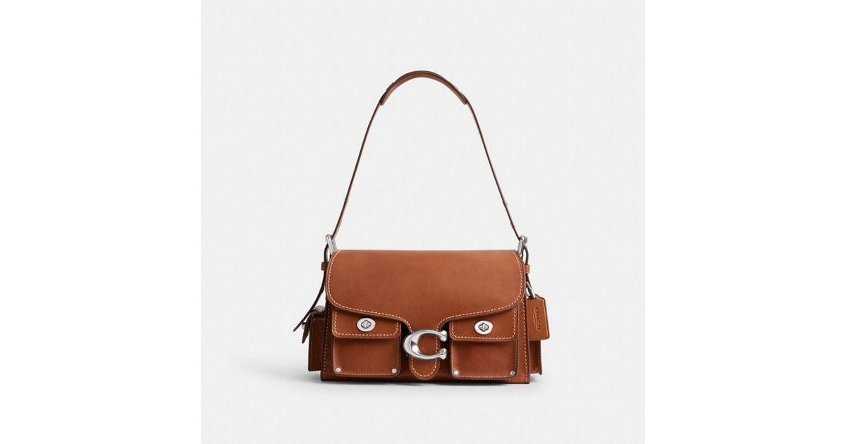 COACH Cargo Turnlock Soft Tabby in Brown | Lyst