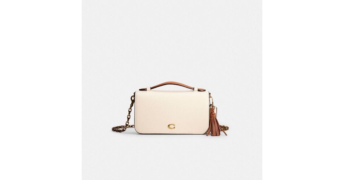 COACH Upcrafted Bea Crossbody Bag in Natural | Lyst