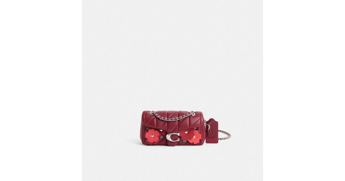 COACH Upcrafted Tabby Shoulder Bag 20 With Pillow Quilting in Red | Lyst