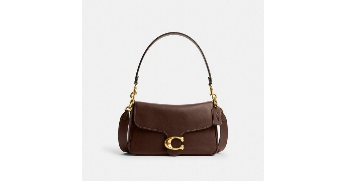 COACH Soft Tabby Shoulder Bag in Brown | Lyst