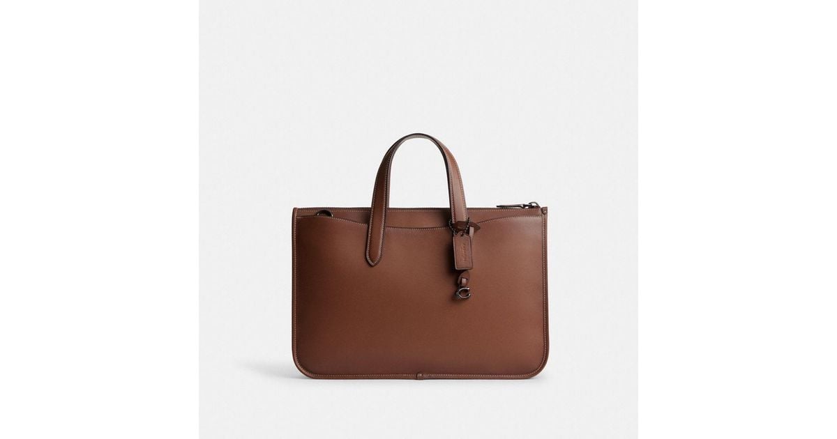 COACH Isaac Workbag in Brown for Men | Lyst