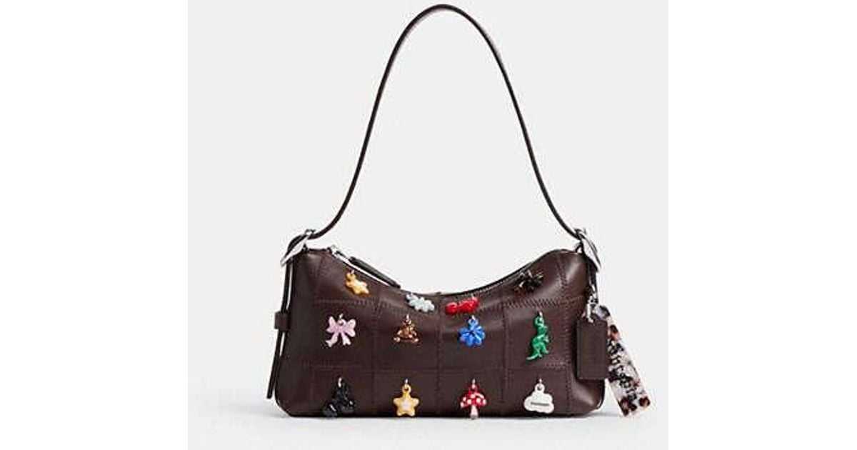 COACH Alter/Ego Small Slouchy Shoulder Bag in Black | Lyst UK