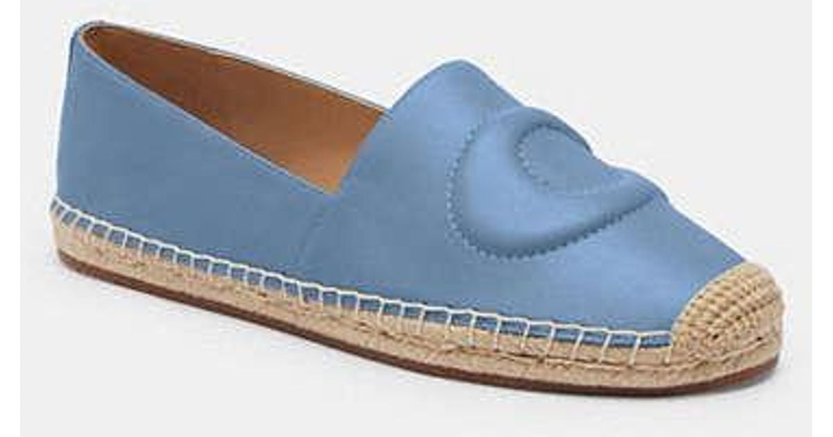 COACH Cruz Espadrille in Blue | Lyst