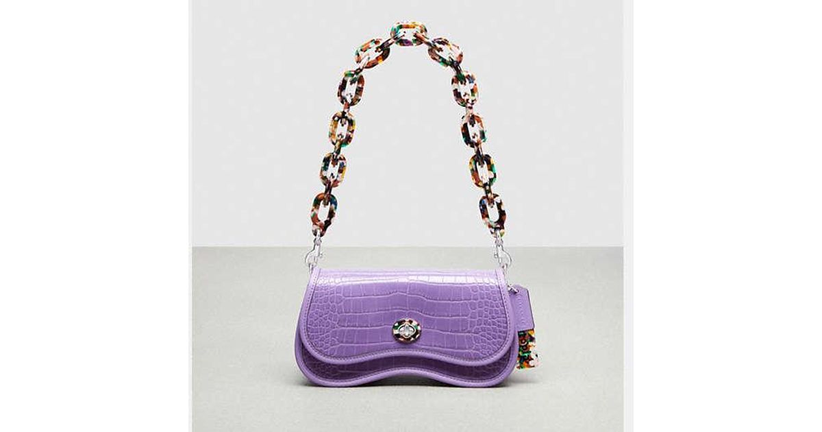 COACH Wavy Dinky Bag in Black | Lyst UK