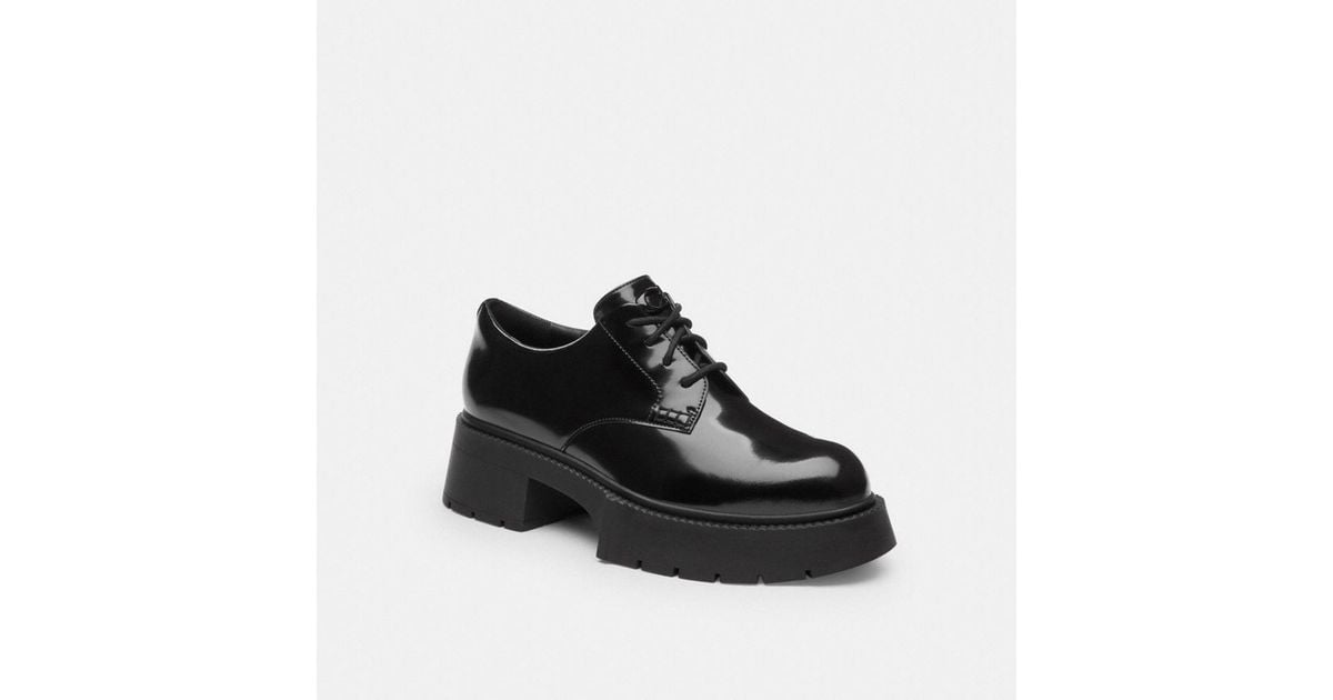 COACH Lyla Platform Derby in Black | Lyst