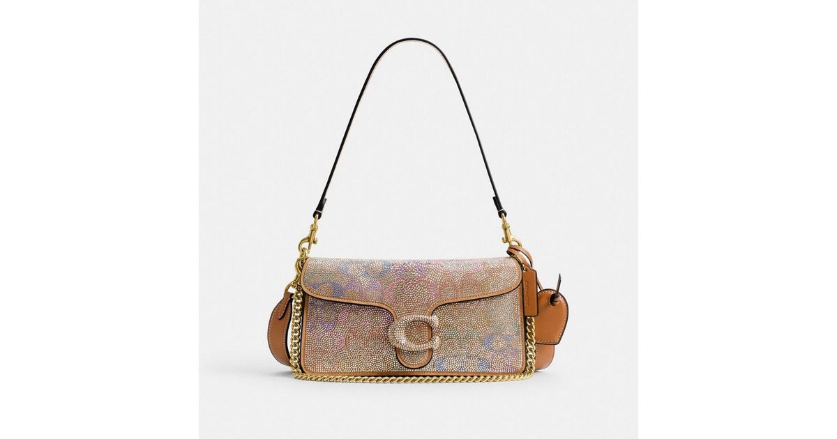 COACH Tabby Shoulder Bag 26 In Crystal Signature | Lyst