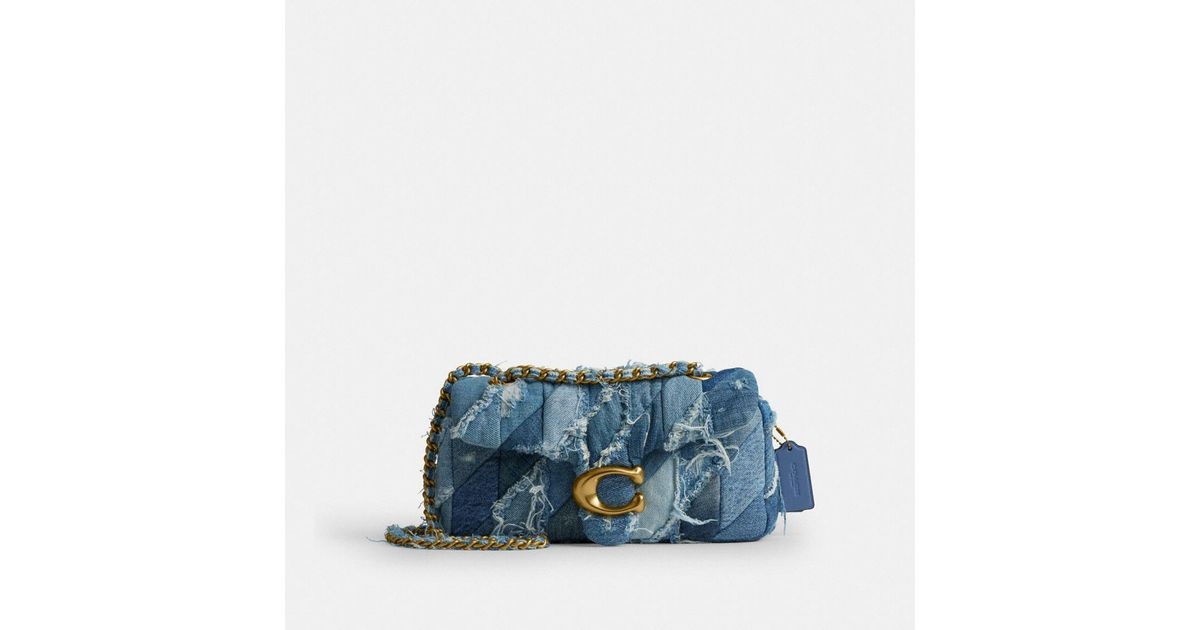 COACH Tabby Shoulder Bag 26 With Repurposed Denim Patchwork Quilting in ...