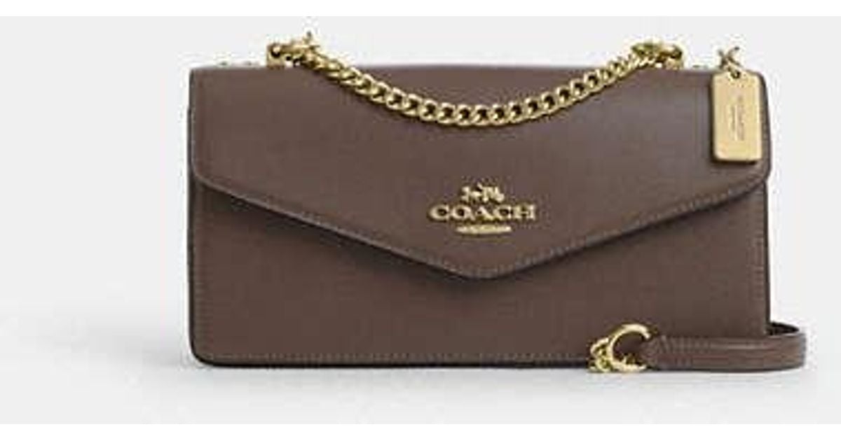 COACH Klare Envelope Crossbody Bag in Black | Lyst UK