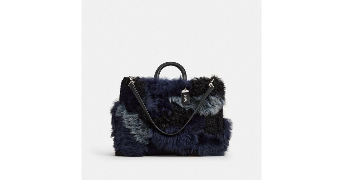 COACH Rogue Bag 39 With Patchwork in Blue | Lyst