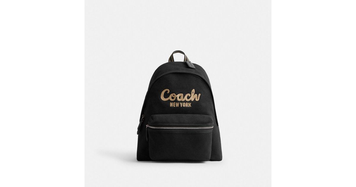 COACH Cargo Backpack in Black | Lyst