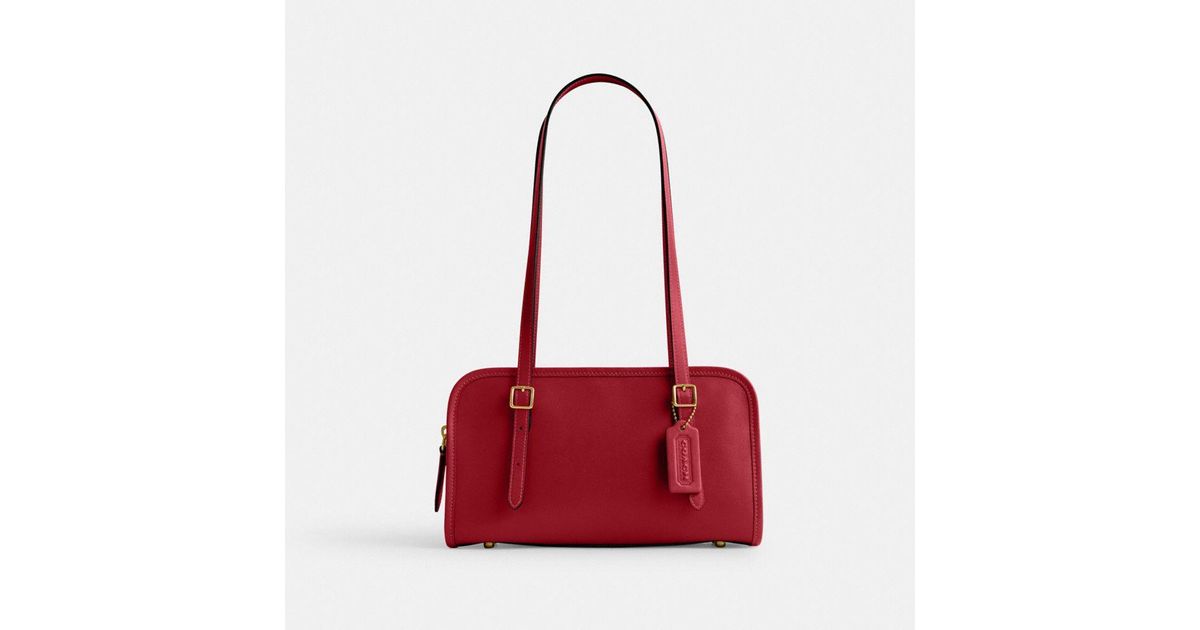 COACH Swing Zip Bag in Red | Lyst