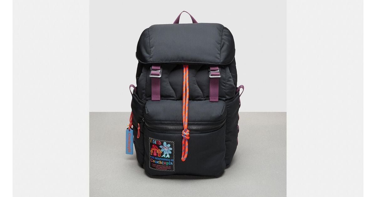 COACH Coachtopia Loop Backpack in Black | Lyst UK