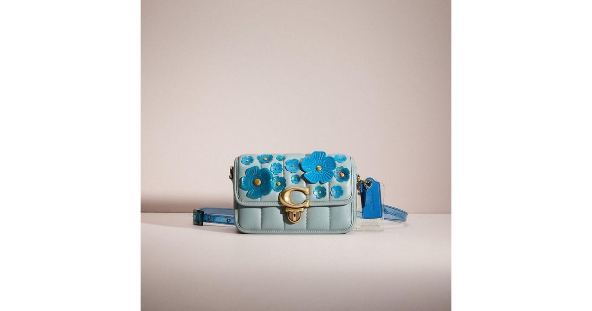 COACH Upcrafted Studio Shoulder Bag 19 With Quilting in Blue | Lyst