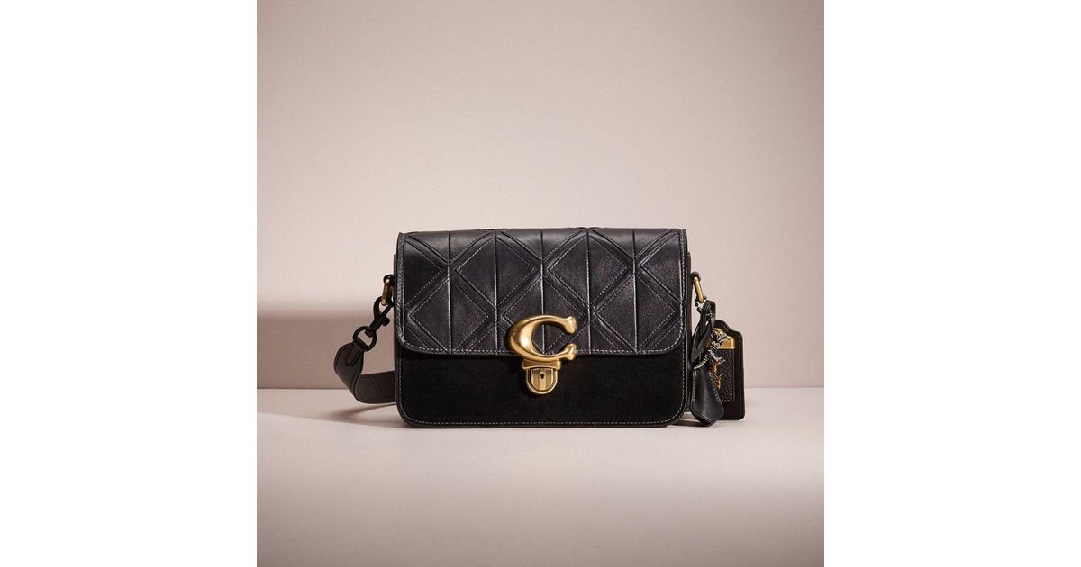 COACH Upcrafted Studio Shoulder Bag in Black | Lyst