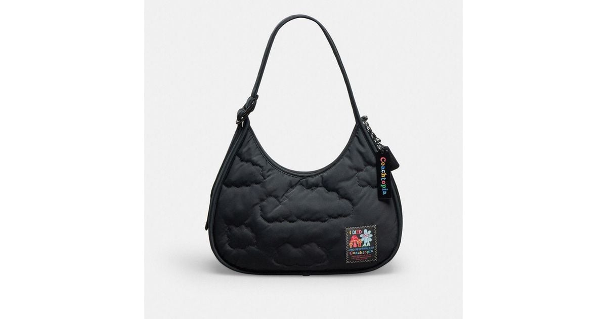 COACH Topia Loop Ergo Bag With Cloud Quilting in Black | Lyst